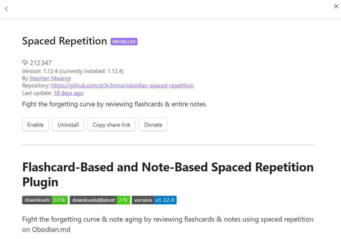 Learn New Things Faster With Obsidian : Spaced Repetition Plugin | by Robert Buscher | Medium