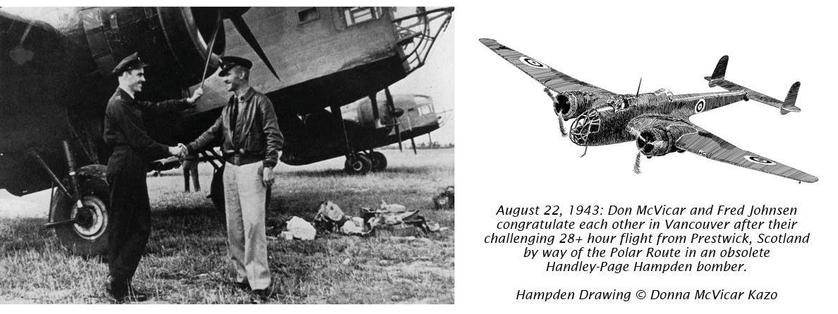 “Handley-Page Hampden” Drawing for North Atlantic Cat | by DonnaKazo ...