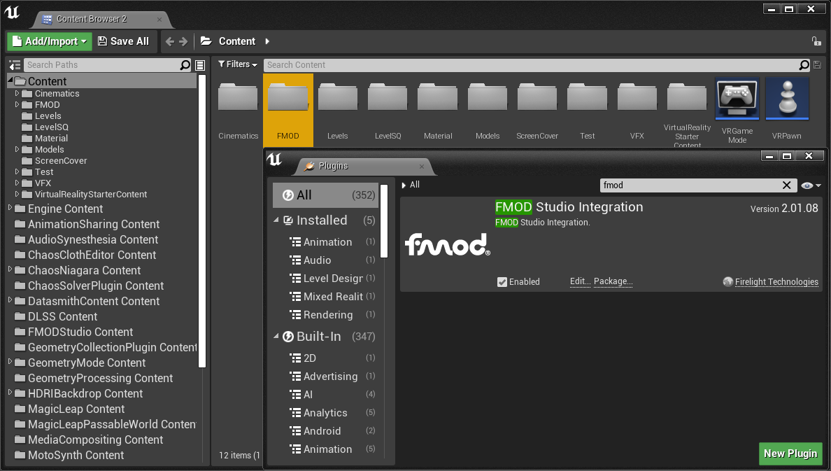 Integrate FMOD into Unreal Engine 4 | by Jamie Hsieh | Medium