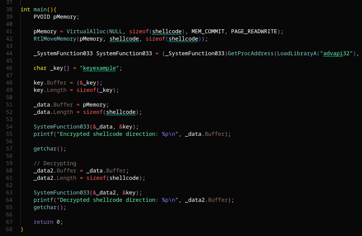 Memory Encryption/Decryption with SystemFunction033 | by S12 - 0x12Dark Development | Medium