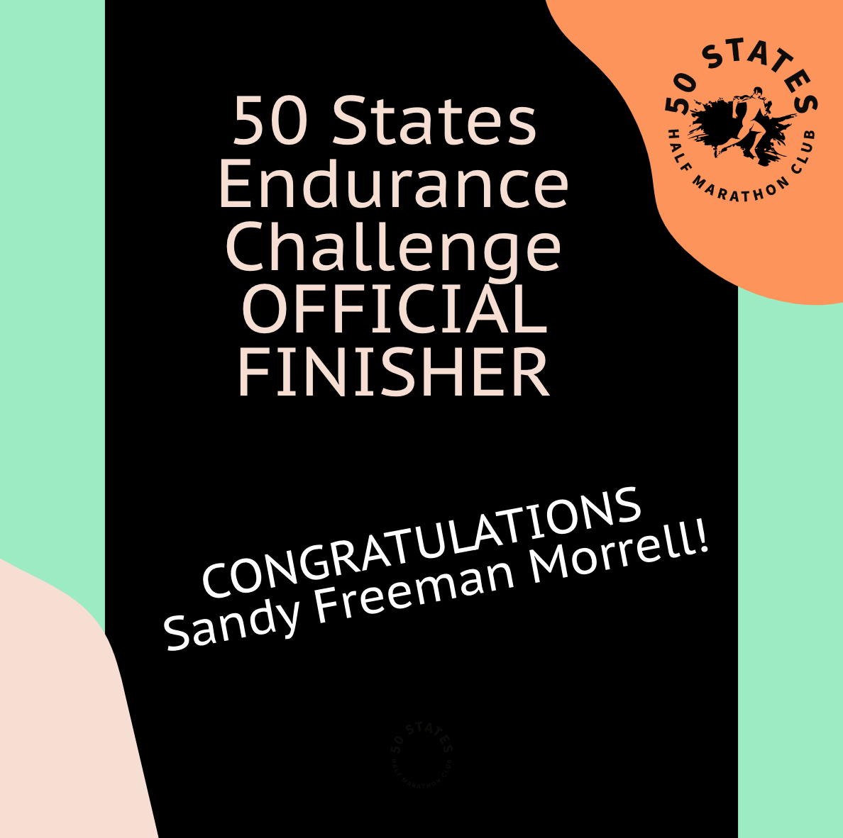 Sandy Freeman Morrell Finishes the 50 States Endurance Challenge — From ...