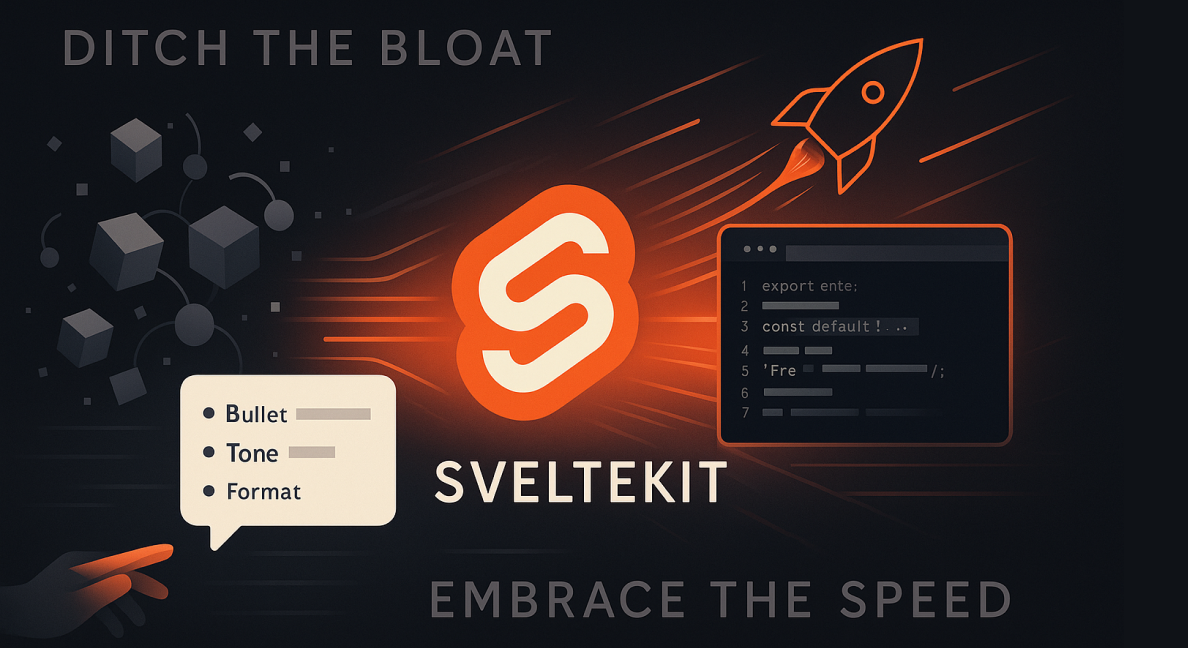 Ditch the Bloat, Embrace the Speed: Is SvelteKit the Future of Full-Stack Web Development? | by ...