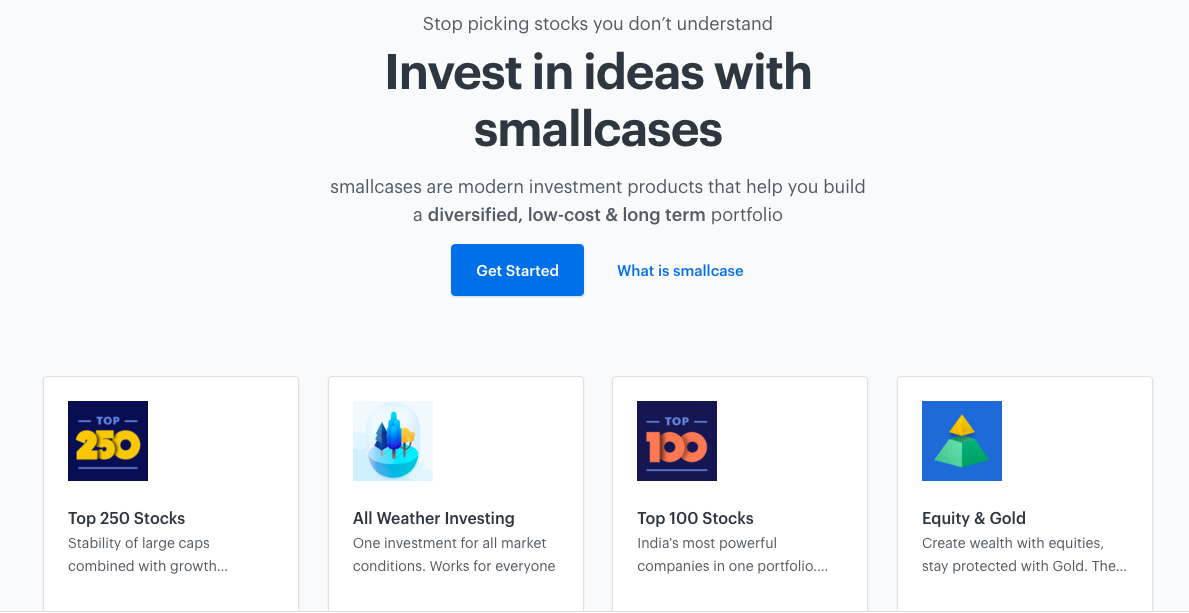 Product Review — smallcase: Powering small steps towards big financial ...