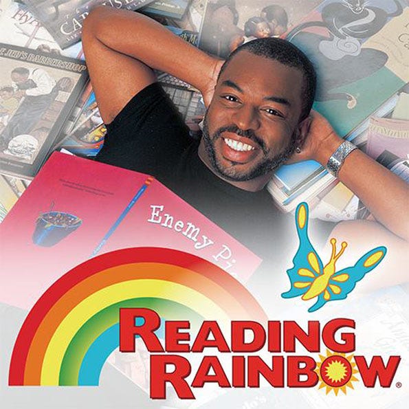 Levar Burton Reading Rainbow 1990