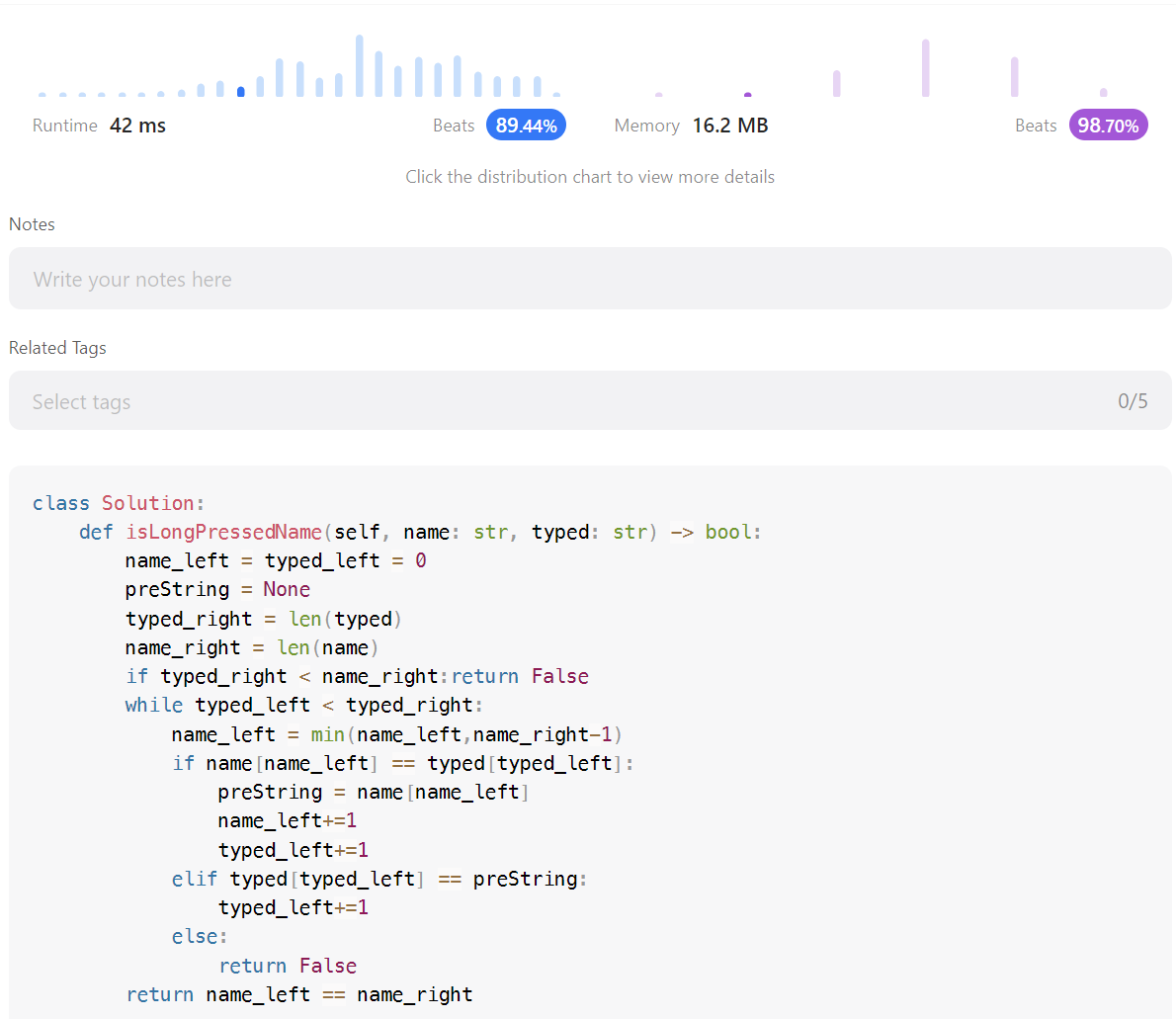 leecode ex33. 925. Long Pressed Name | by leoBlackTea | Jun, 2023 | Medium