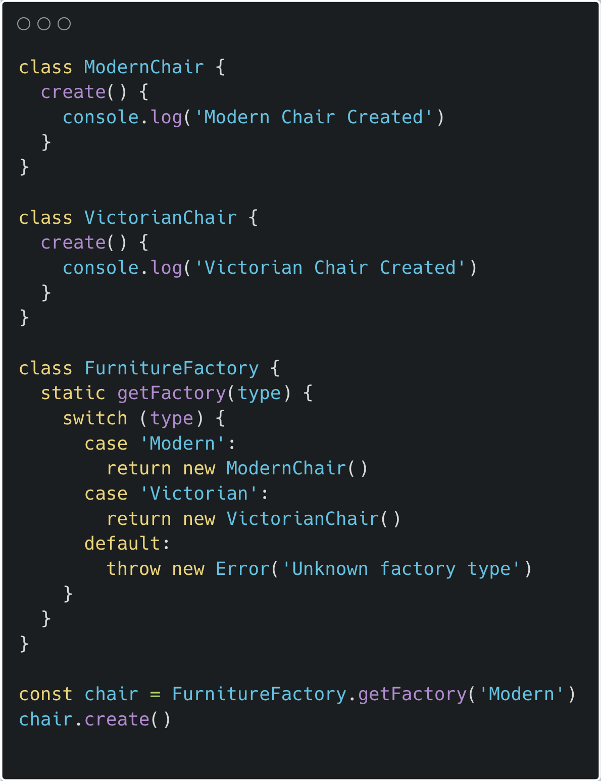 Creational Design Patterns: A Complete Guide with Real-World Examples In Javascript | by SAHIL ...