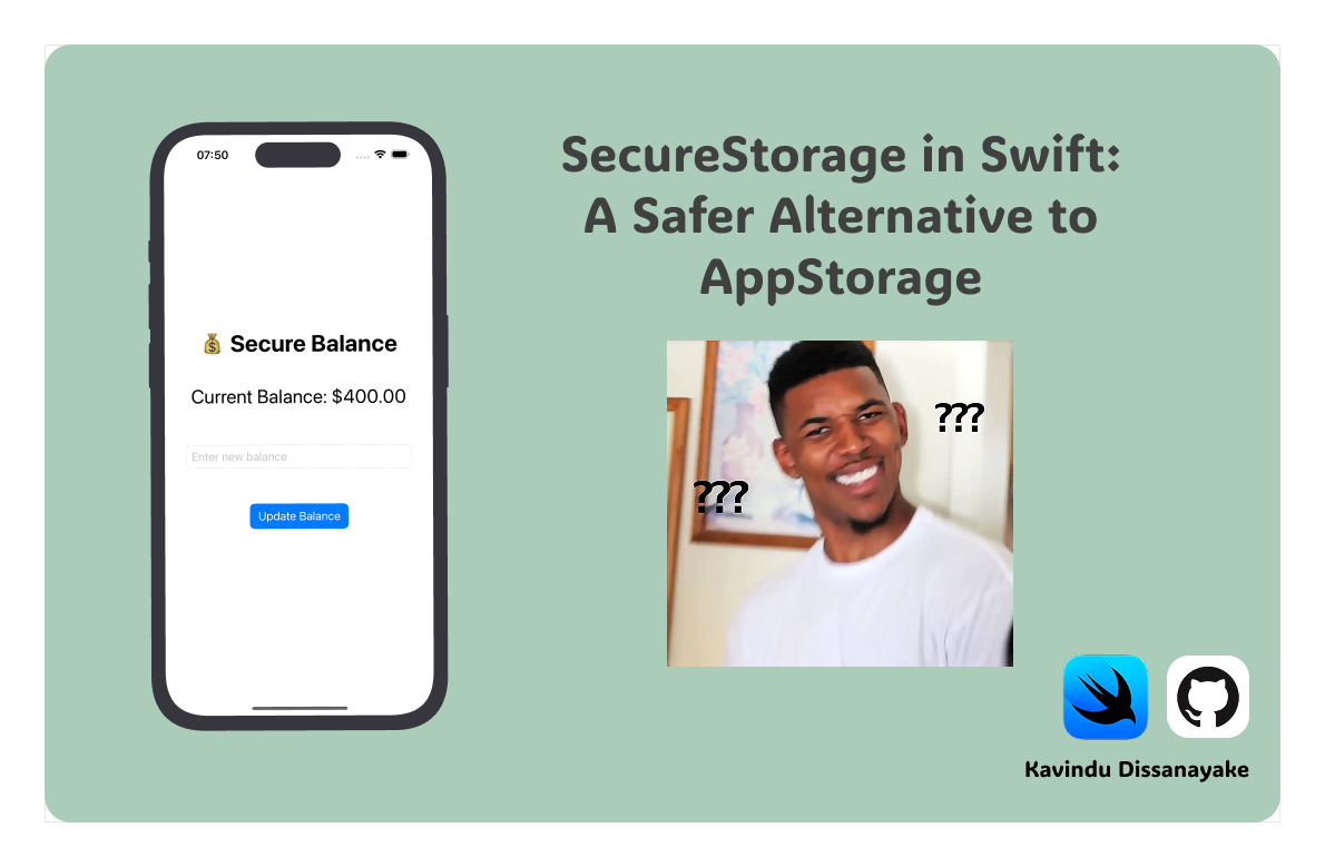 SecureStorage in Swift: A Safer Alternative to AppStorage | by ...