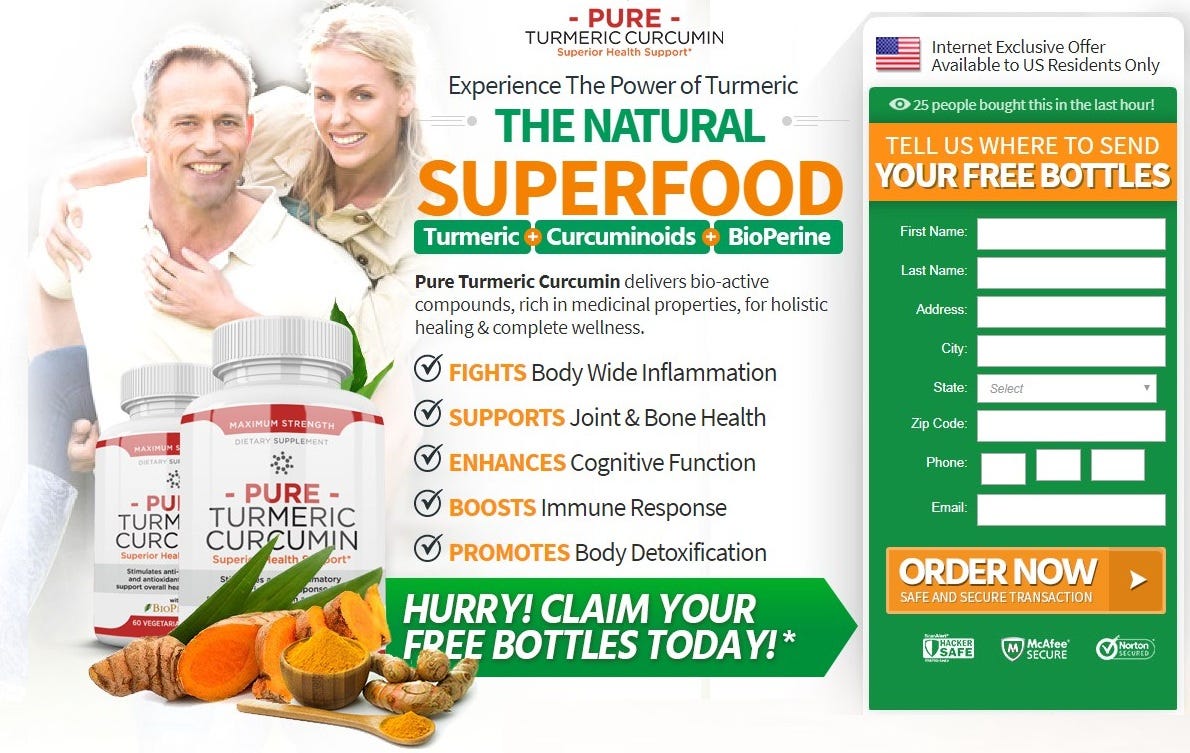 Pure Turmeric Curcumin Review-Side-Effects.Price,Benefits….. | by randy ...
