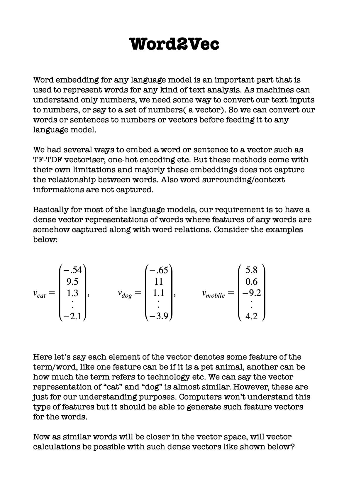 Word2vec Models Debstuti Das Medium