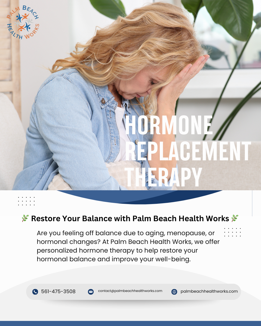 Hormone Replacement Therapy at Palm Beach Health Works: A Path to Wellness
