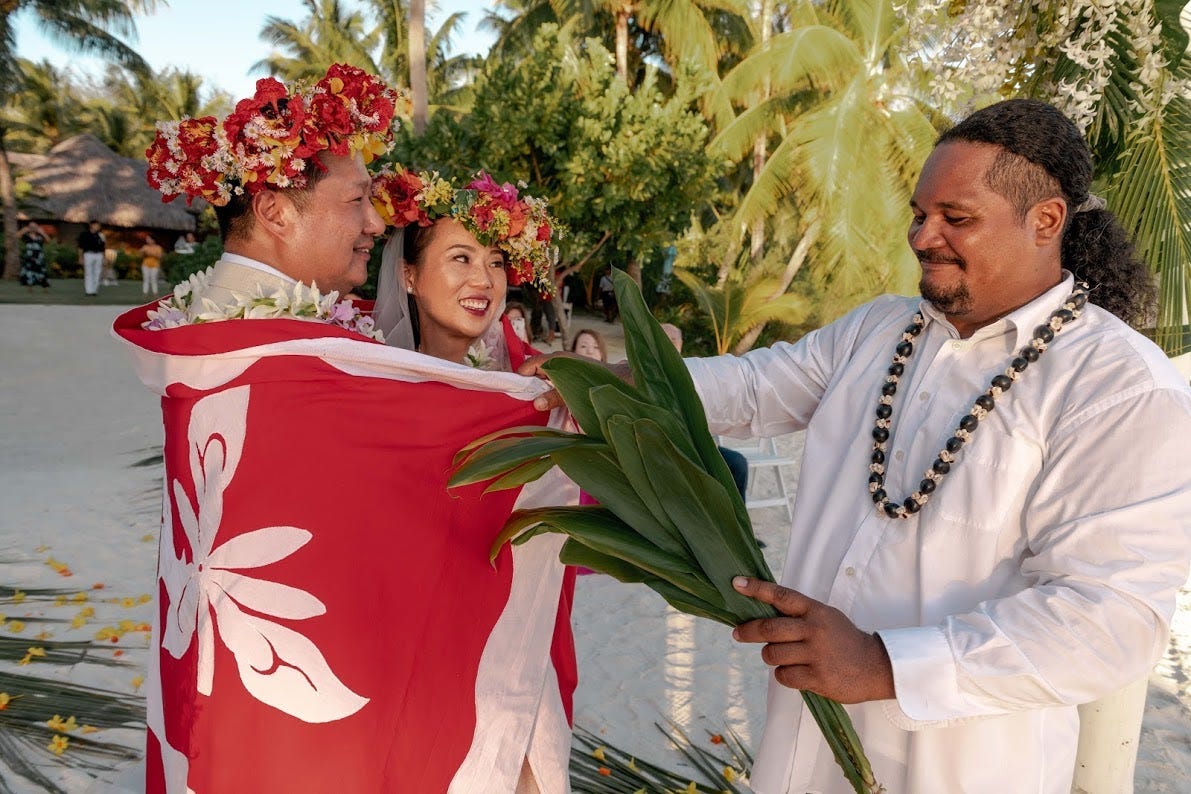 Polynesian Cultural Weddings Polynesian Cultural Dance At Wedding