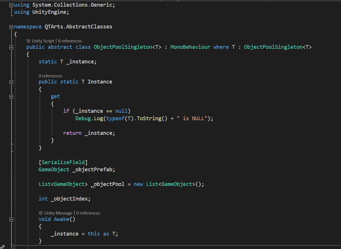 Cotg Dev Log 14 Creating An Abstract Singleton Class For Object