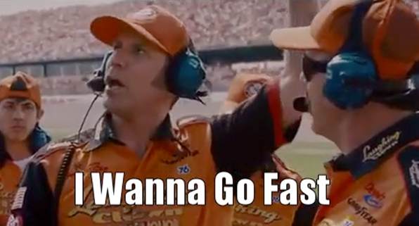 Ricky Bobby Meme Go Fast