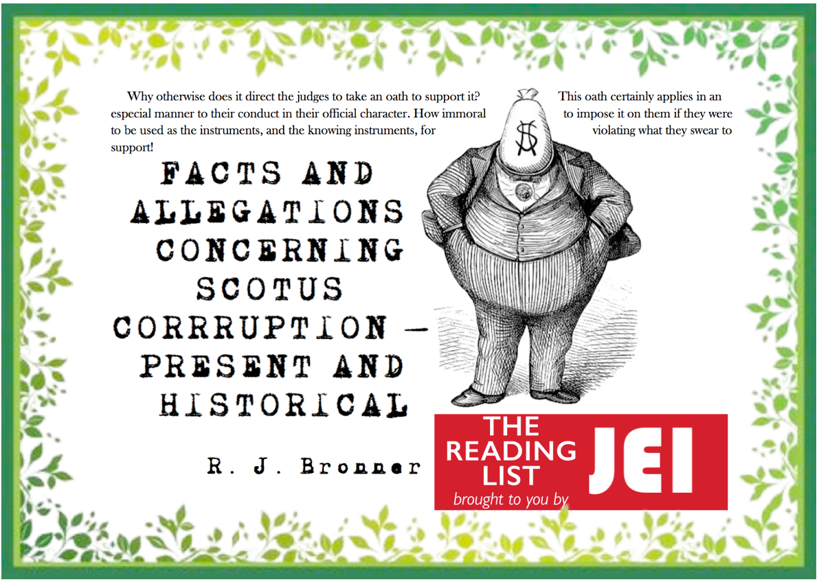 Reading List of SCOTUS Corruption | by Program for: Judicial Ethics ...
