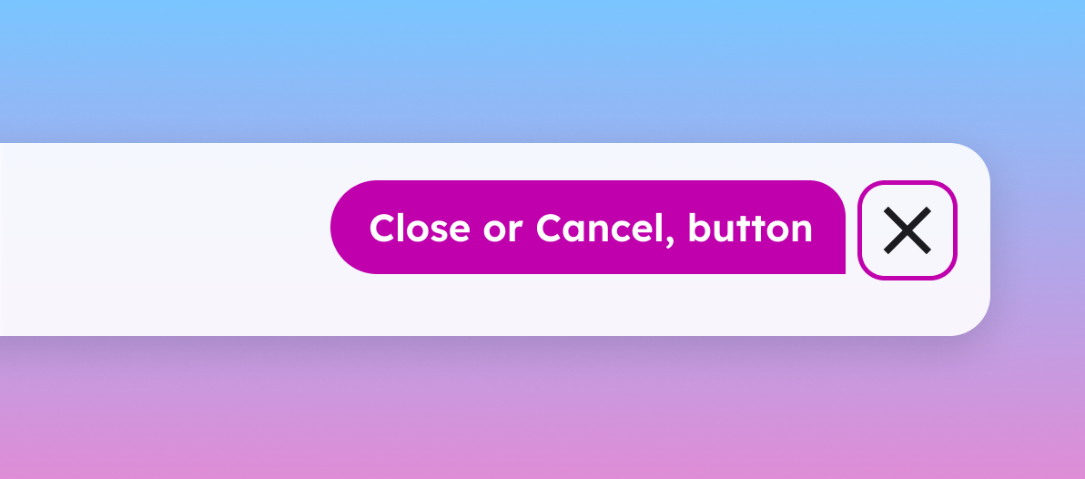 Cancel vs. Close for Accessibility | by Kristina Shevchenko | Medium