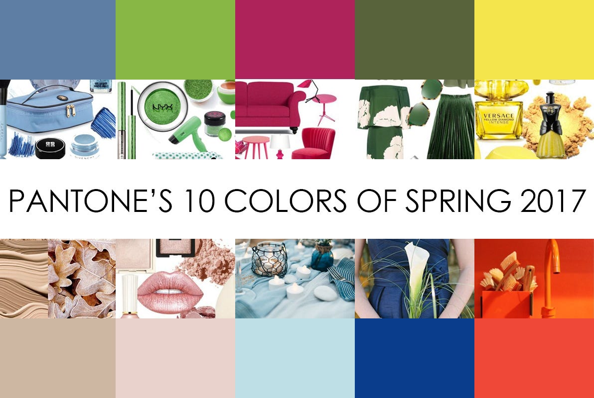 PANTONE’S 10 COLORS OF SPRING 2017 | by Sew i | Medium