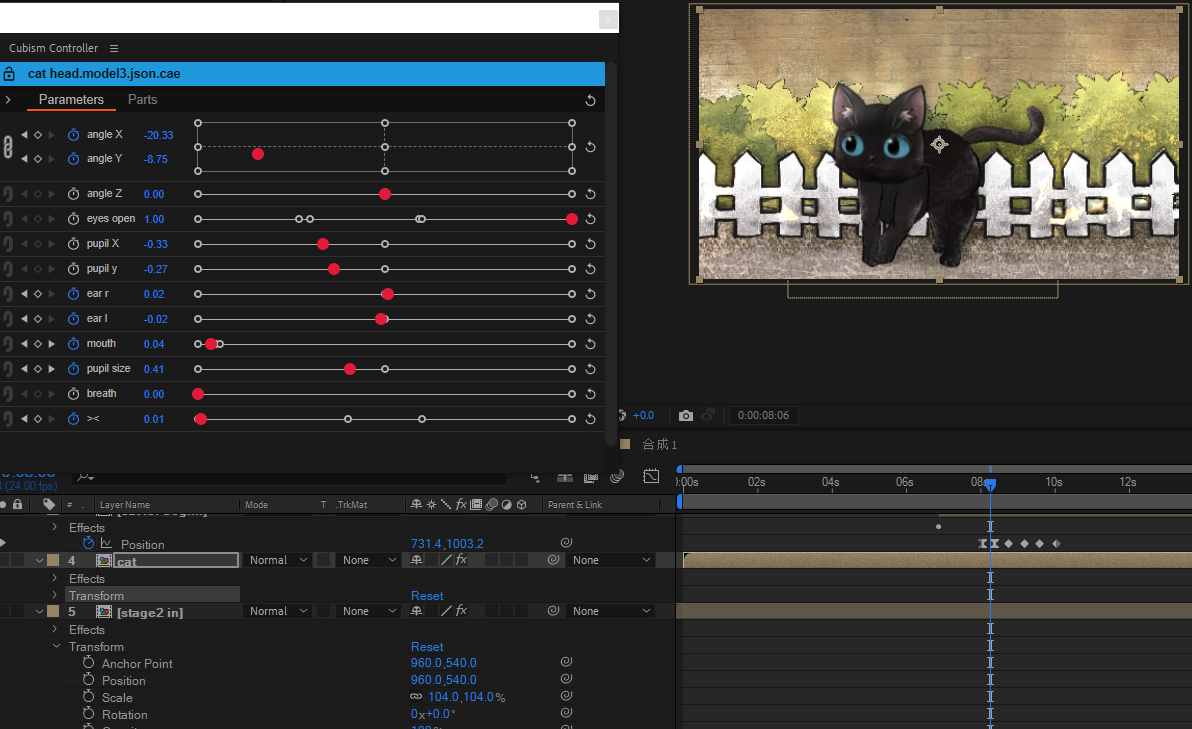 Bitmaps can be better animated on After Effects! Using the plug-ins Live2D and Duik Bassel. | by ...