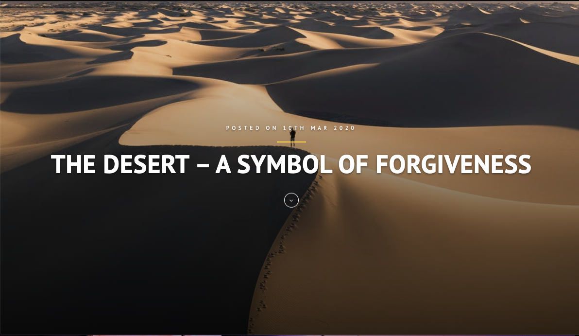 The Desert — A Symbol of Forgiveness | by Pondering and Musing | Medium