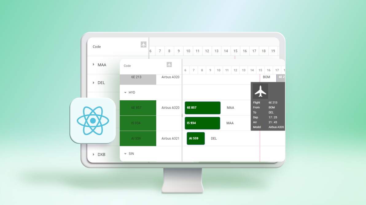 How to Develop a Flight Tracker Application with React Gantt Chart | by ...