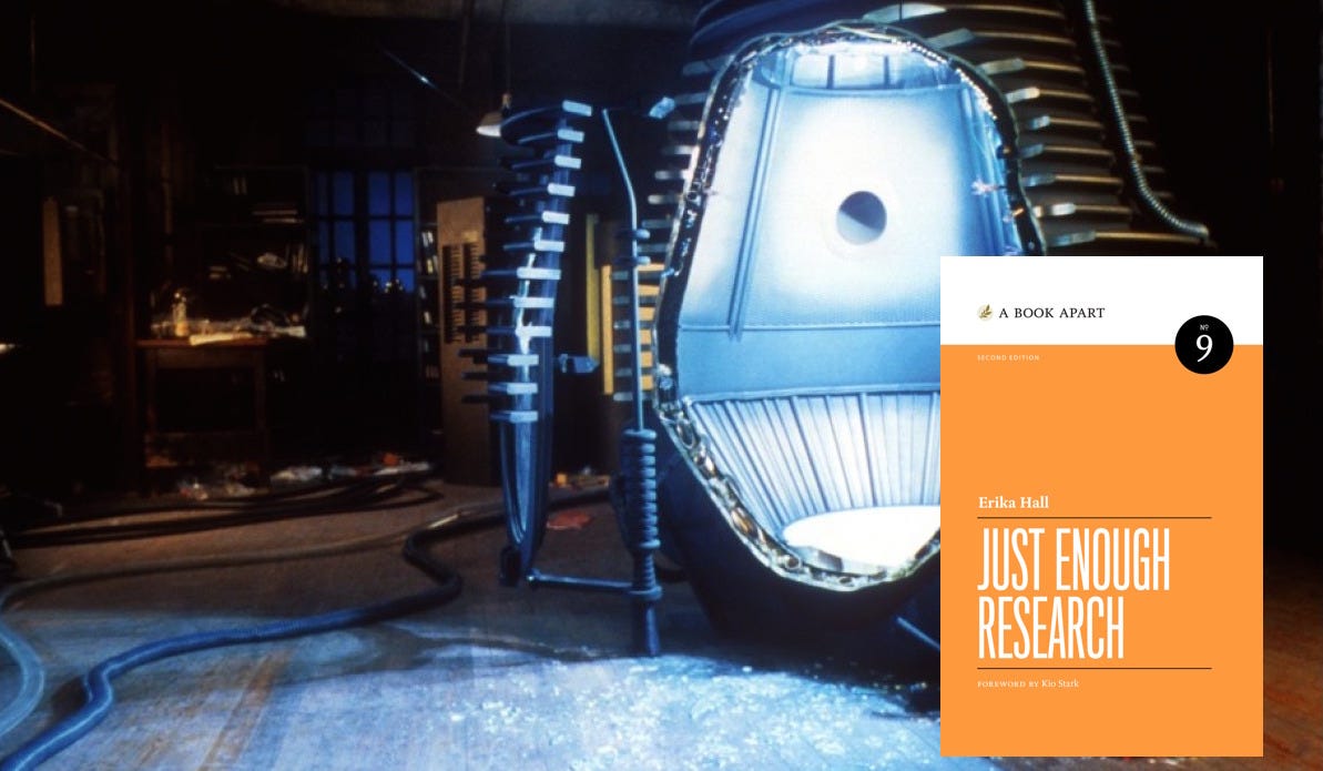 Why I Decided to Revise Just Enough Research | by Erika Hall | Mule ...