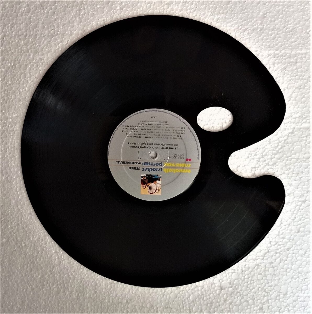 Eco-Friendly Art: Recycled Record Paint Palettes | by James William ...
