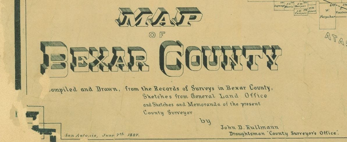 Mapping Texas — All Boundaries Are Local: San Antonio and Bexar County ...