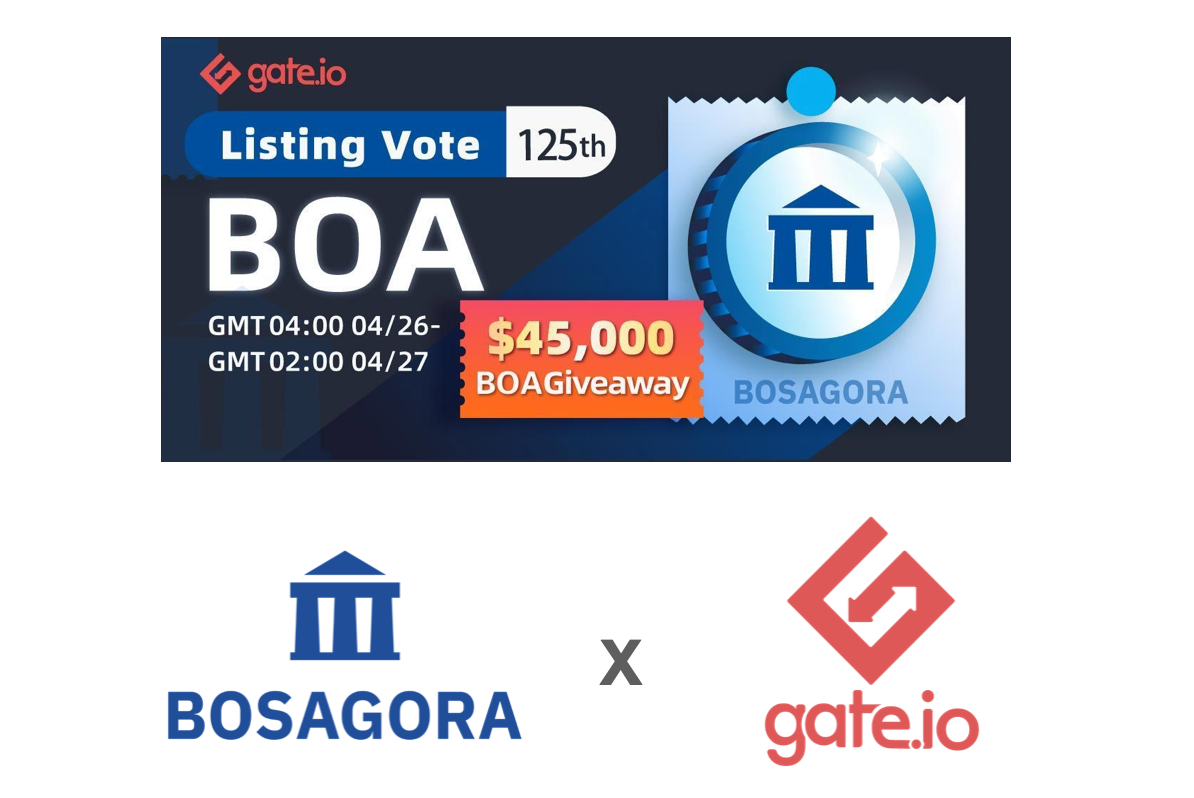 BOSAGORA Gets listed on Gate.io. BOSAGORA, Gate.io에 상장 | by BOSagora | BOSagora | Medium