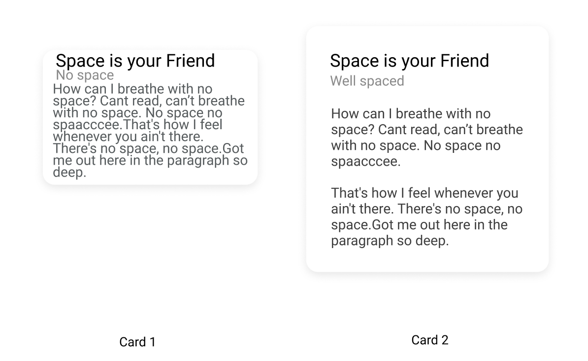 Utilizing Space in UI Design. Space is your friend. Software… | by ...