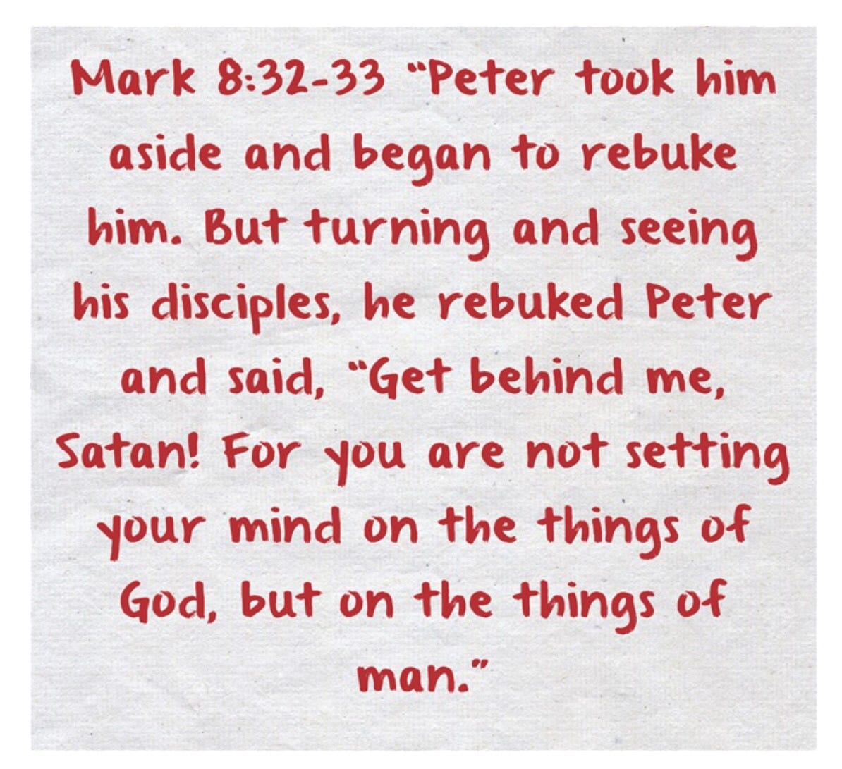 Perspective. Mark 8:27–37 NLT | by Linda Carlton | Medium