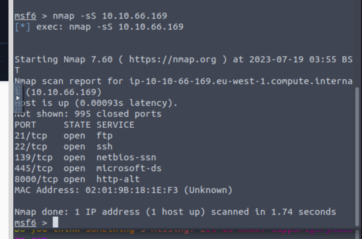 TRYHACKME METASPLOIT WALKTHROUGH | by Erick Gamez-Mendez | Medium