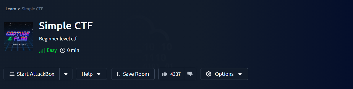 Simple CTF : TryHackMe. Hi all! Today, I tried a Simple CTF on… | by Deepika P | Nov, 2024 | Medium