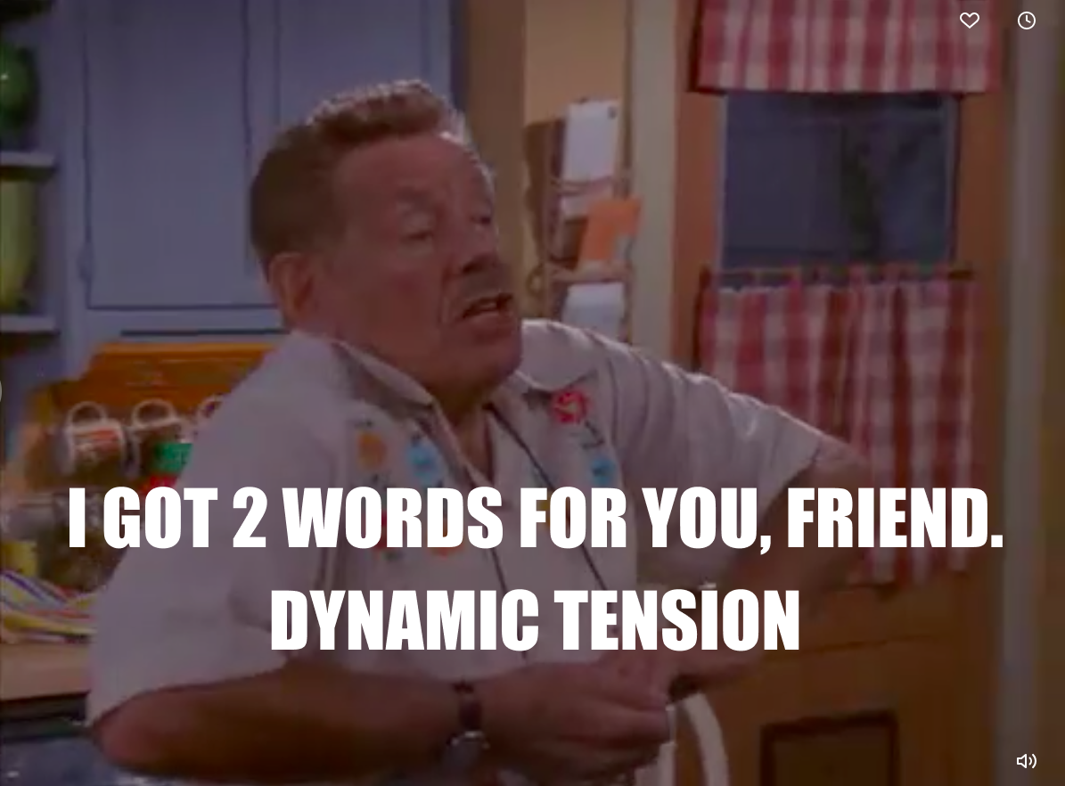 A critical skill in UX: Dynamic Tension | by Ben Tipler | UX Collective