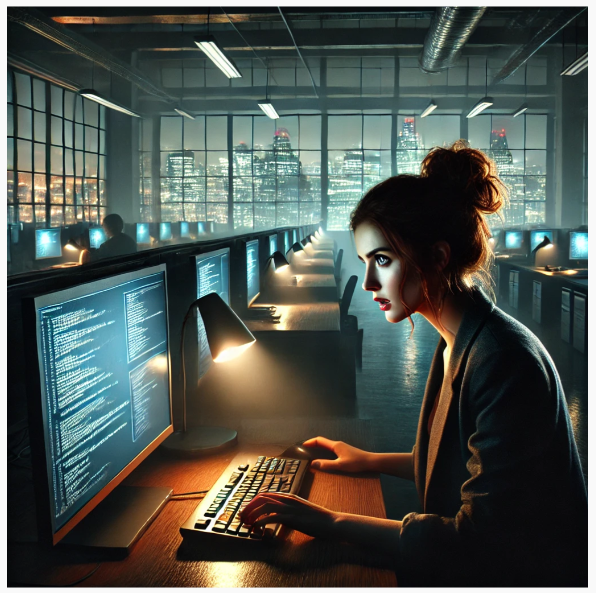 The Shadow Code Chapter 1: The Glitch | by Abdalrahman shqaer | Dec, 2024 | Medium