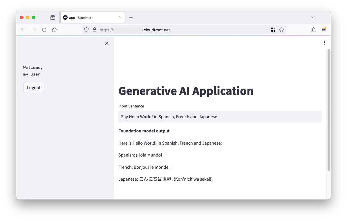 Build and deploy a UI for your generative AI applications with AWS and Python | by Hammad Khan ...