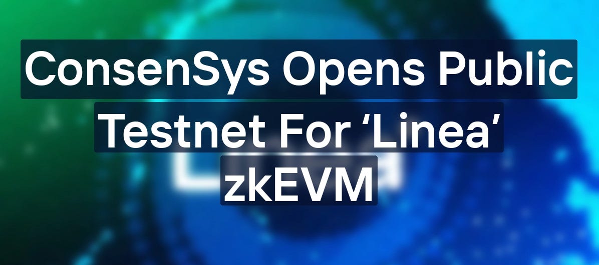 Гайд по тестнету Linea от ConsenSys. | by Дневник Investora | Medium