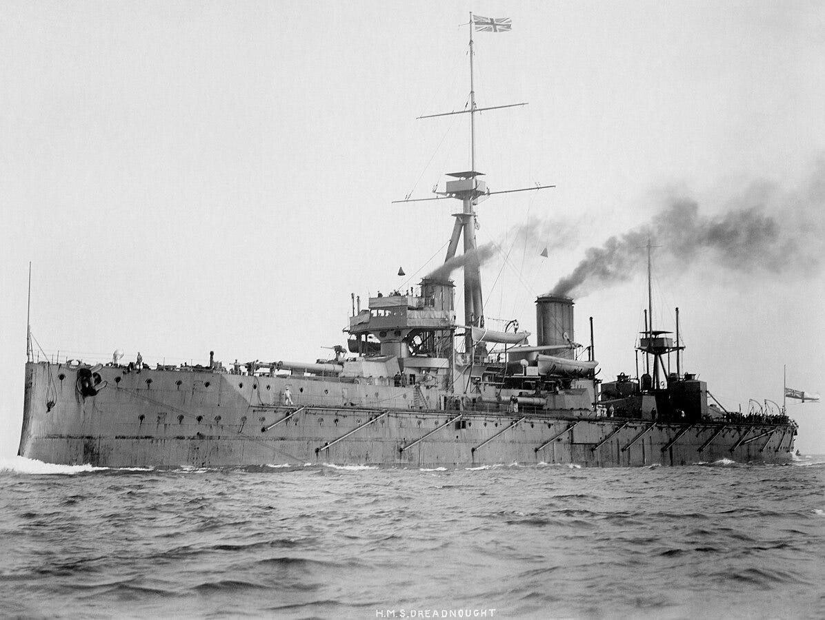 Famous British Naval Ships: HMS Dreadnought | by Matthew A | Medium