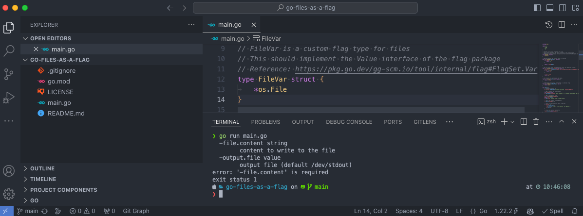 Using Files As A Flag In The Golang Command Line Interface Cli By Christian González Di