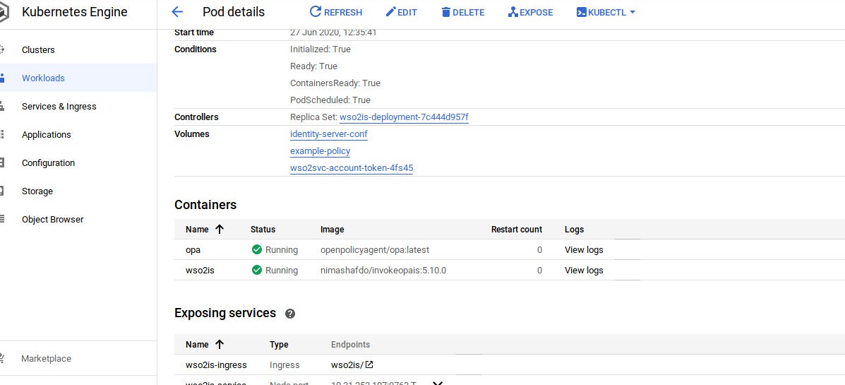 Deploying wso2 Identity Server with OPA on GKE. | by Nimasha Warnakulasuriya | Medium