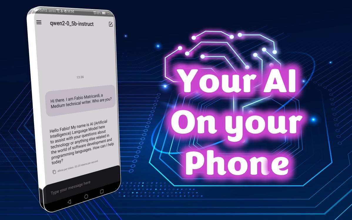 How to run Small Language Models on Mobile phones… for free! | by Fabio ...