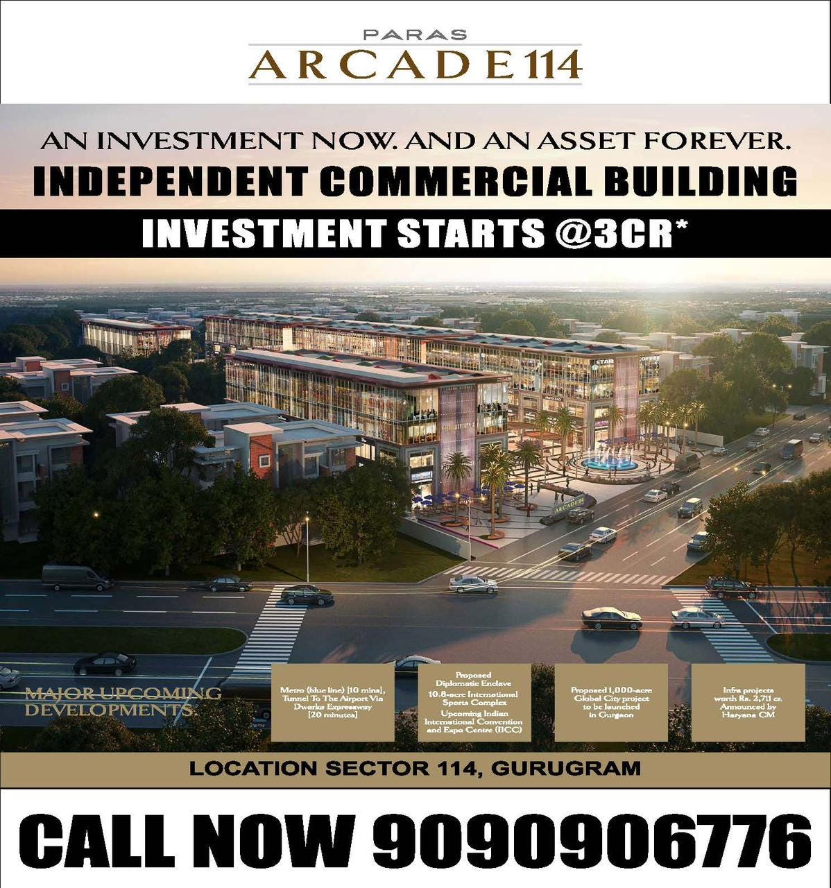 Experience Unmatched Business Growth at Paras Arcade SCO Plots | by ...