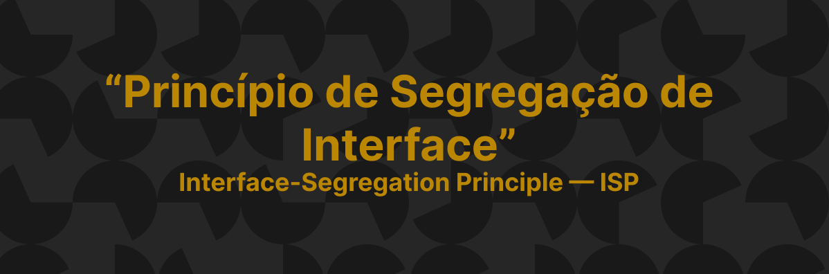 Interface-Segregation Principle — ISP | by Paulo Sousa | Medium