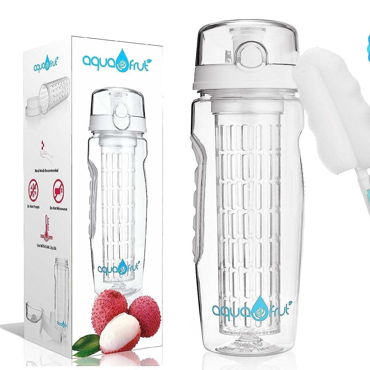AquaFrut 32 OZ Fruit Infuser Water Bottles Sports Bottles ...