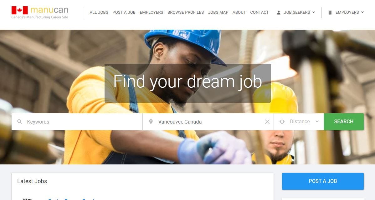 Welcome to Manucan.ca, your premier job site exclusively dedicated to ...