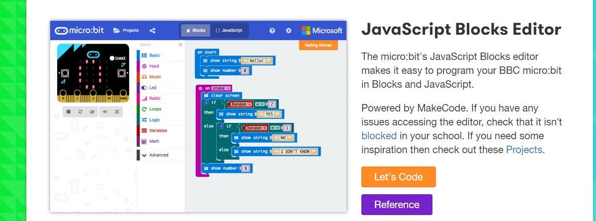 6 micro:bit LED examples using the blocks editor | by Get Electronics ...