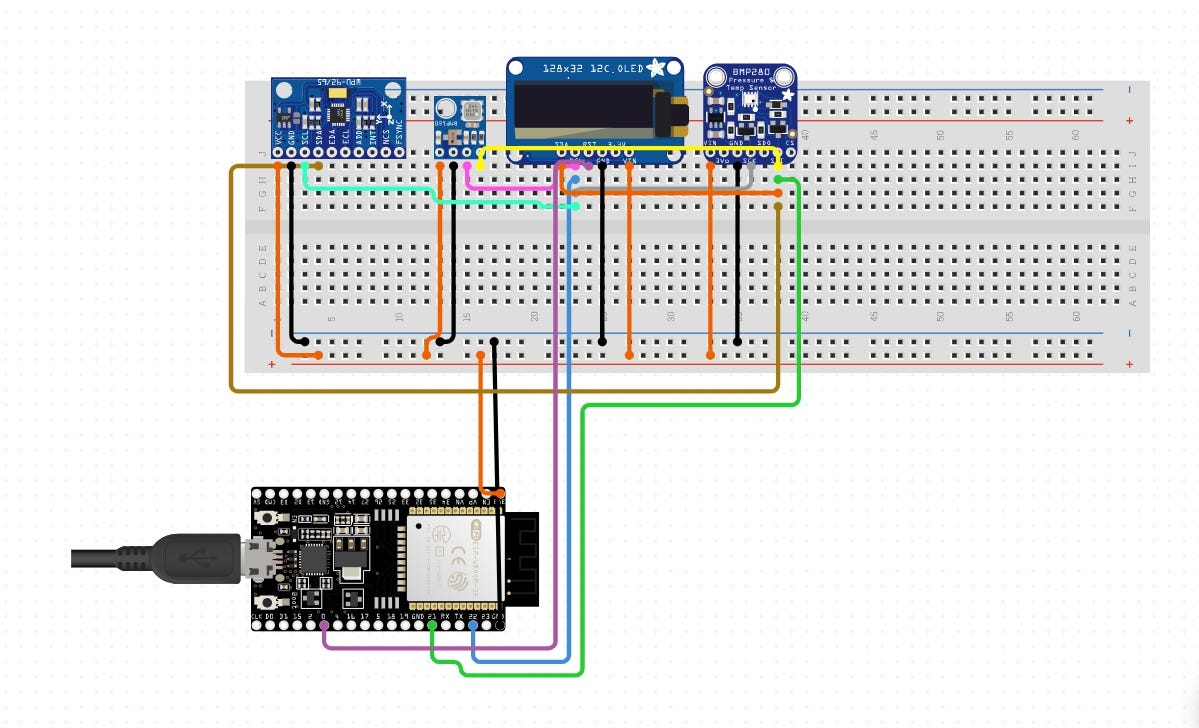 Project 6 — Esp32 Communication Protocol Integrating Multiple Devices