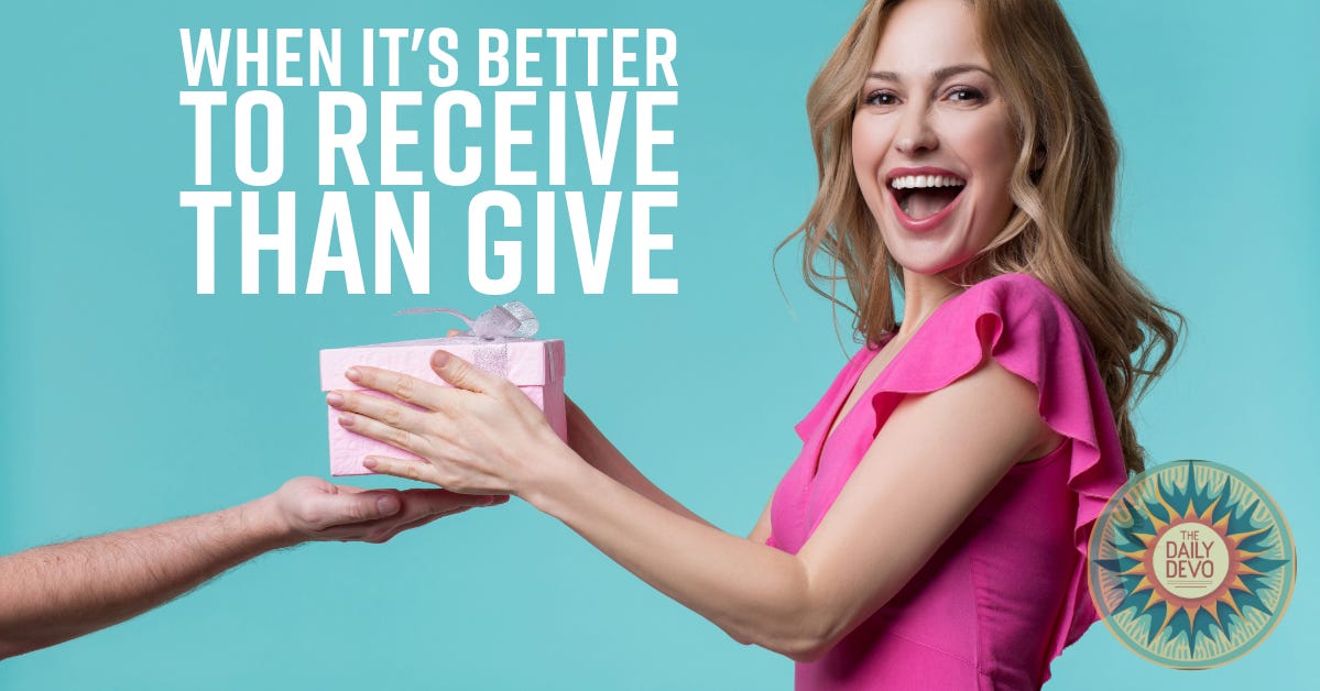 When It’s Better To Receive Than Give | by Leon Bloder | Medium