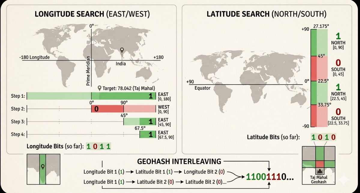 How Uber Finds Nearby Drivers in Milliseconds: Geohashing vs Quadtree ...