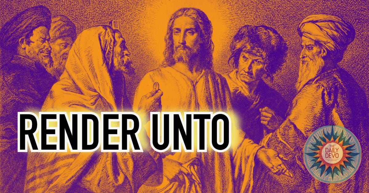 Render Unto | by Leon Bloder | Medium