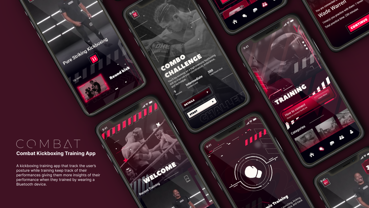 UI/UX Case Study: Combat Kickboxing App Redesign | by Tay Zi Xuen | Medium