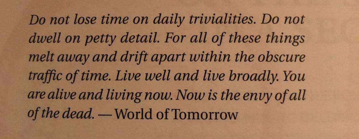 Do not lose time in daily trivialities... | by VNM | Medium